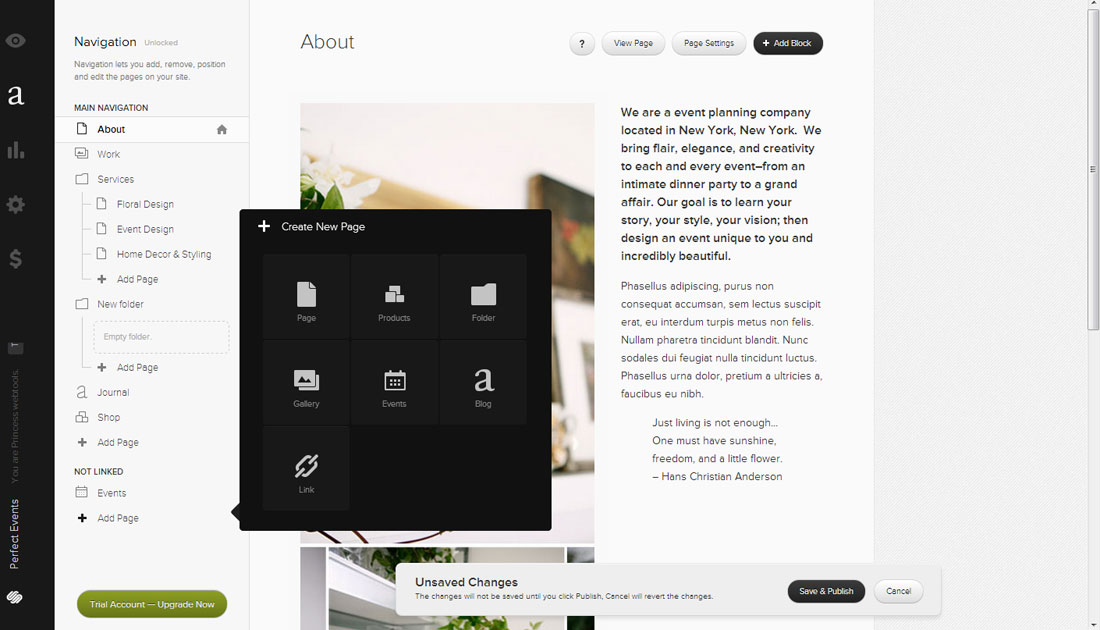 Squarespace Website Builder Build A Website